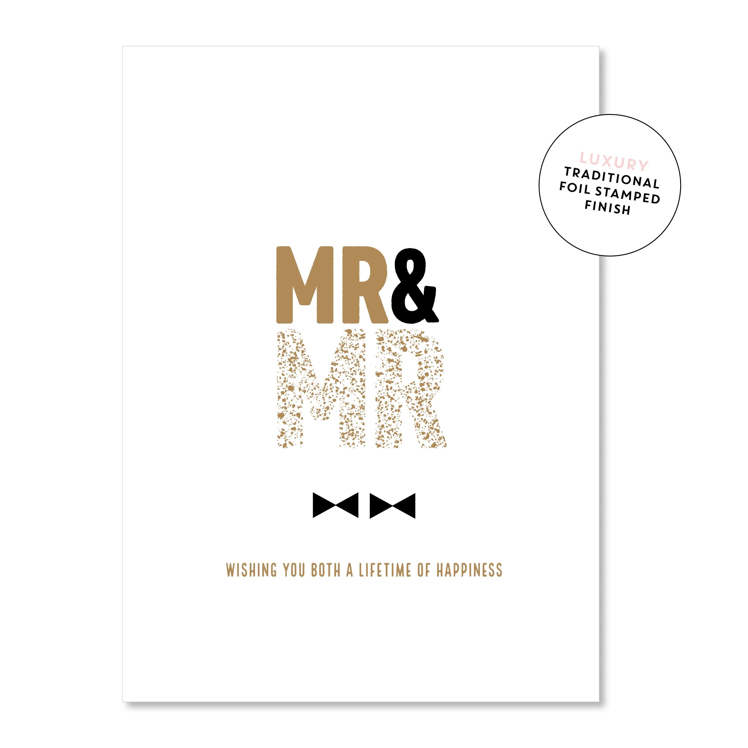 Mr + Mr Greeting Card – Just Smitten