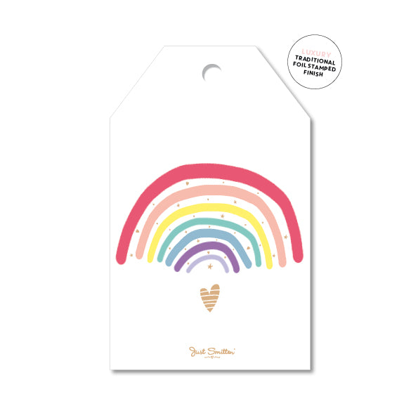 Happy Rainbow Gift Tag – Just Smitten